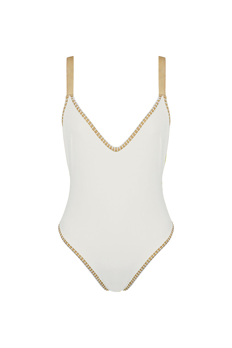 BOHO CHIC Swimsuit - Ivory – Aanoukis Swimwear