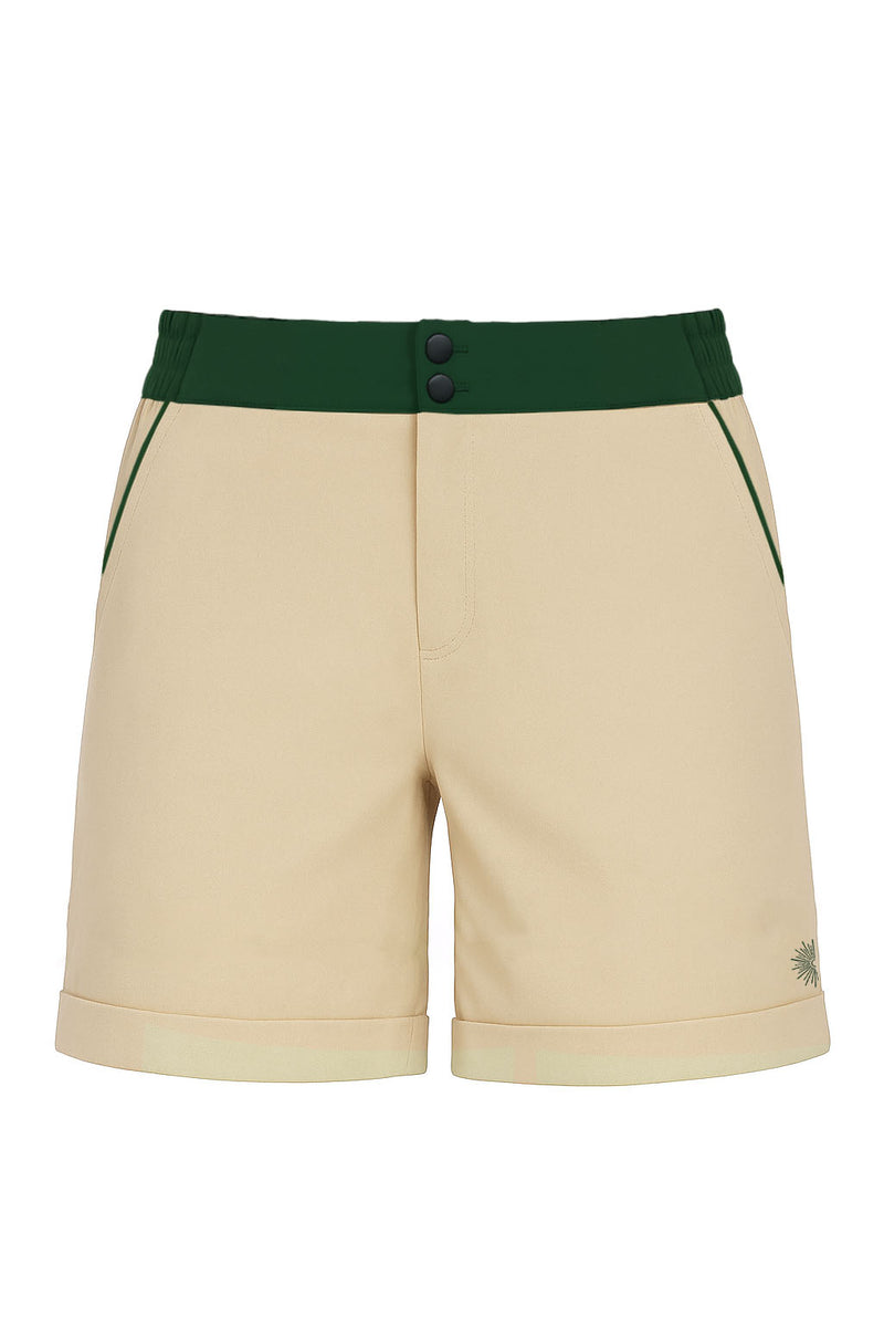 KEN TRUNK - Beige/Eden Green – Aanoukis Swimwear